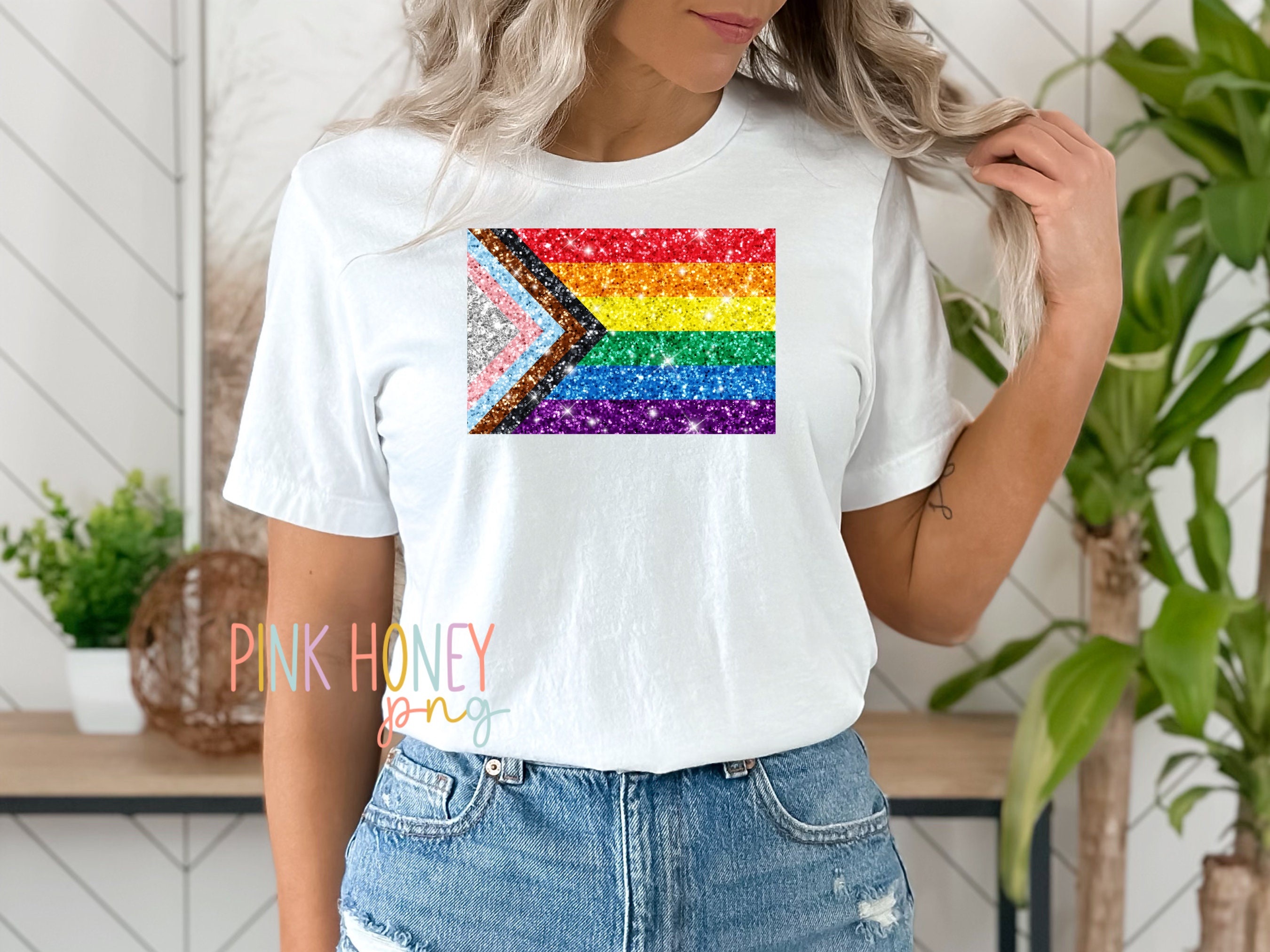 GLITTER Pride Flag Png Pride Png Pride Flag Sublimation Design LGBTQ+ ...
