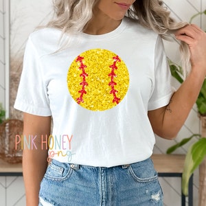 Glitter Softball PNG Glitter Softball Png Digital Design Sports Png ...