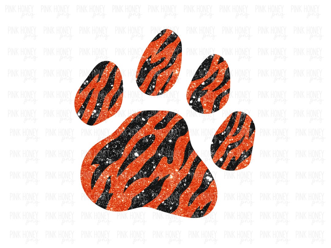 Glitter Tiger Png Design Tiger Print PNG Tigers Png Go Tigers PNG ...