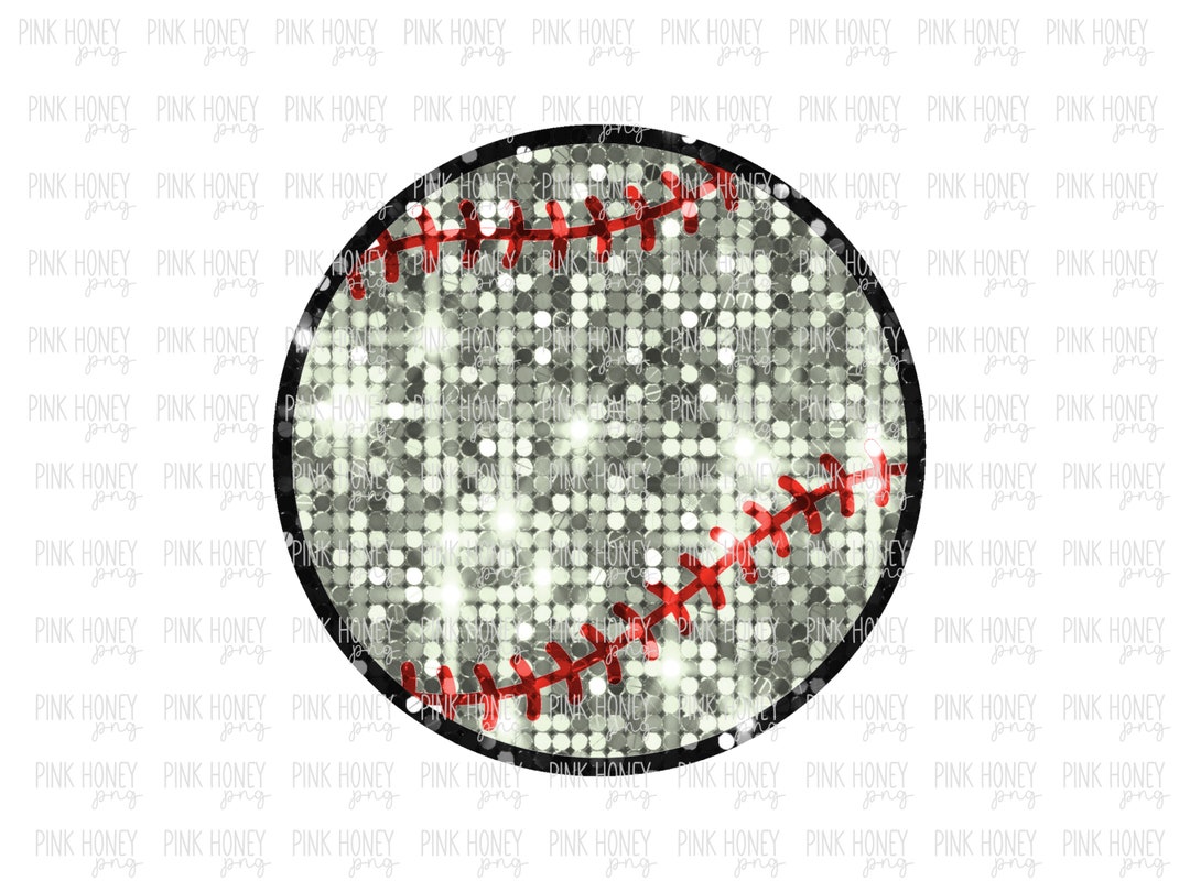 Glitter Baseball PNG Sequin Baseball Glitter Baseball Png Digital ...