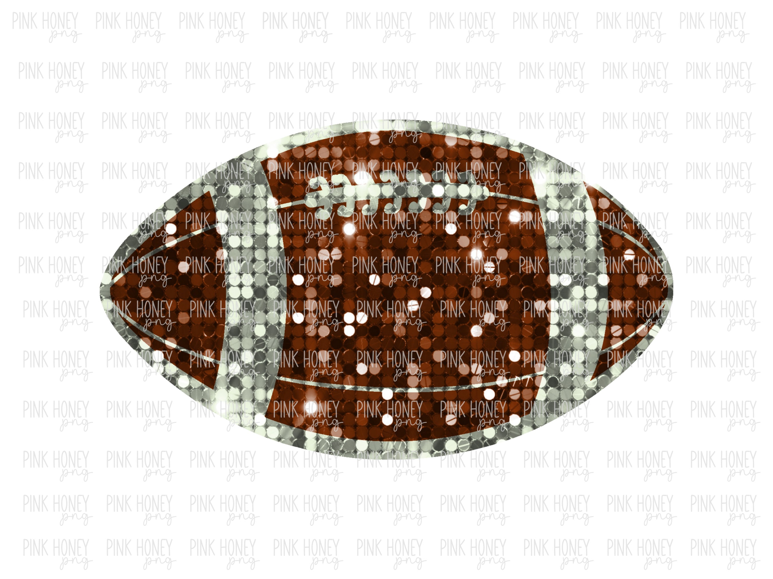 GLITTER Football PNG Sequin Football PNG Football Png Sports Digital ...