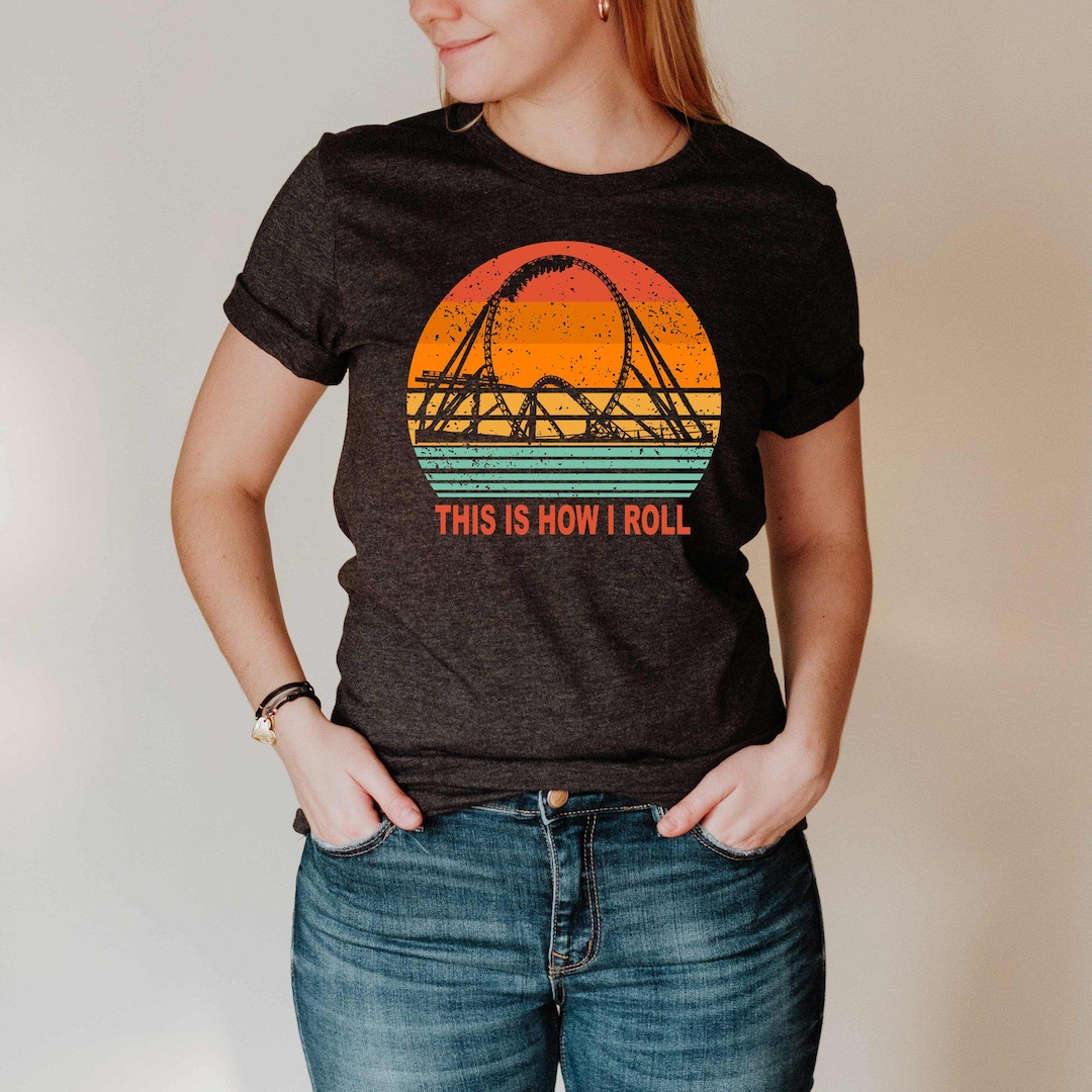 Vintage Roller Coaster Shirt, Amusement Park Shirt, Roller Coaster ...