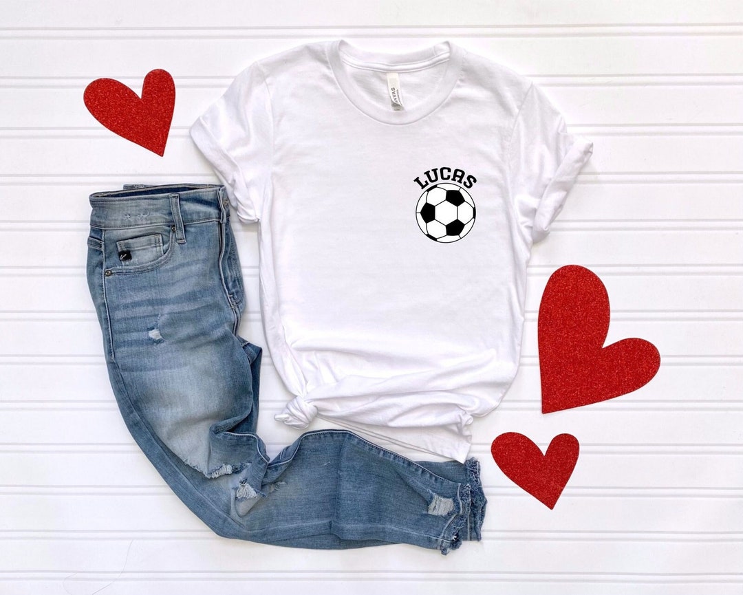 Personalized Soccer Shirt, Personalized Name Tee, Personalized Soccer ...