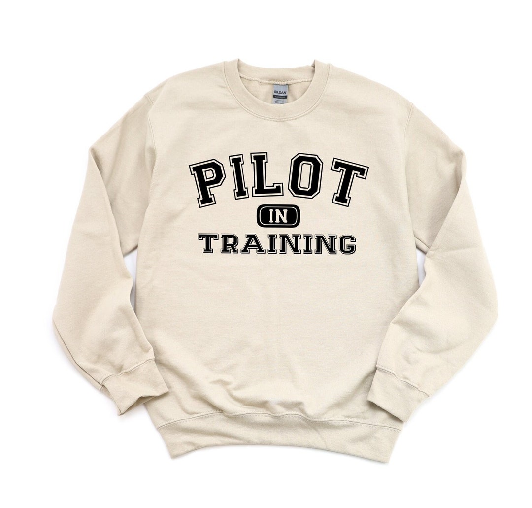Pilot in Training Hoodie, Flight School Sweatshirt, Gift for Airplane ...