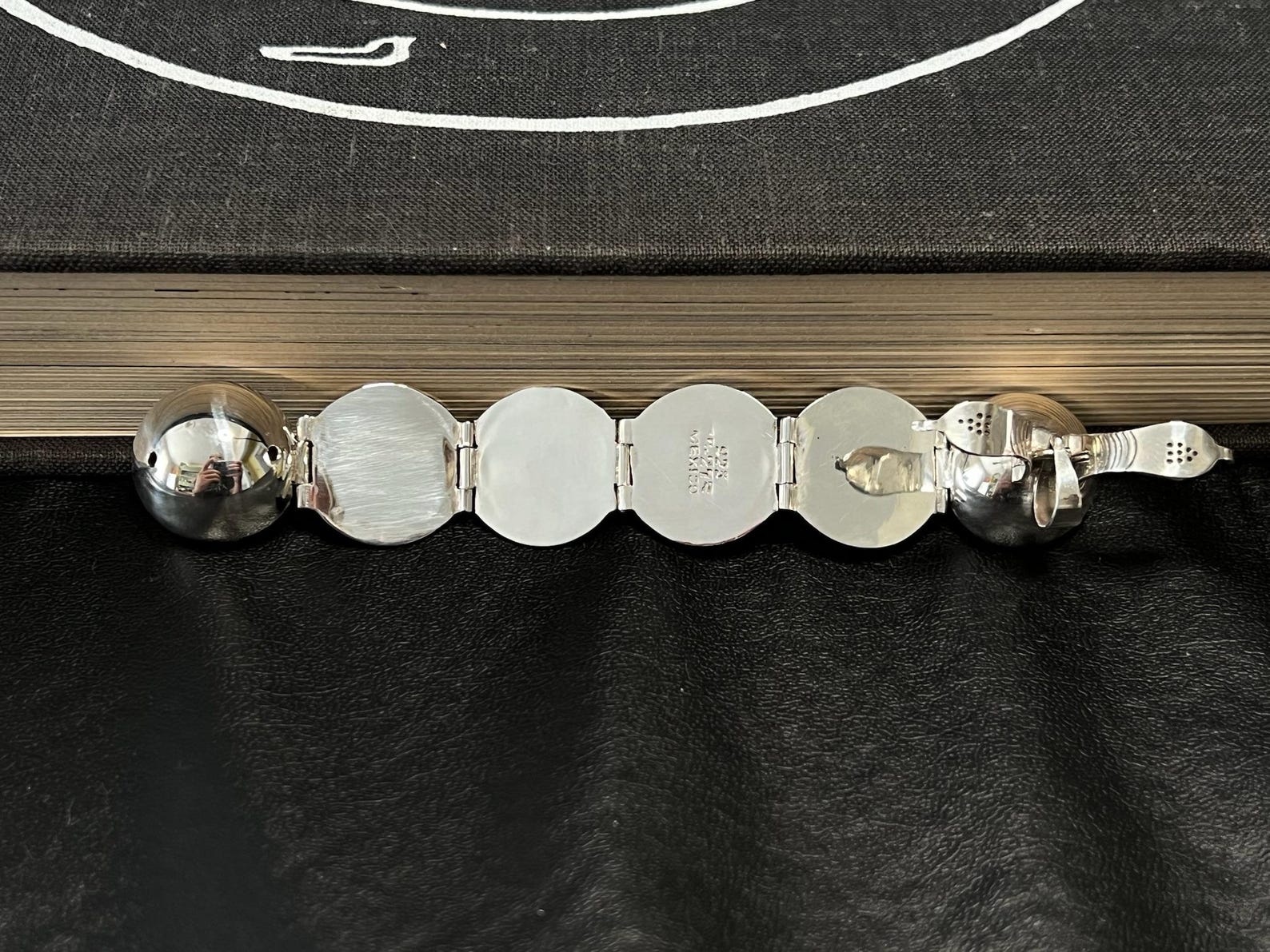 925 Sterling Silver 6 Panel Sphere Locket - Etsy