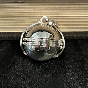 925 Sterling Silver 6 Panel Sphere Locket - Etsy