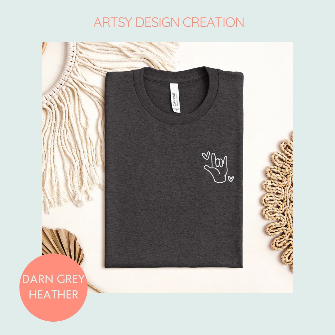 Sign Language Shirt, I Love You T-shirt, Love Shirt, Love Sign Shirt ...