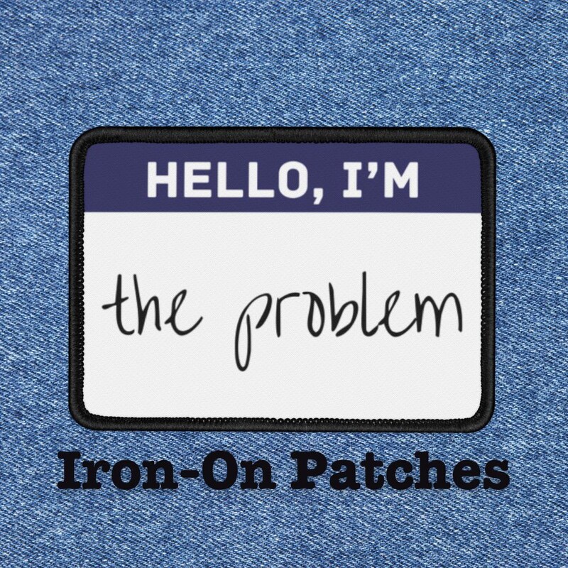 Funny Iron on Patch - Etsy