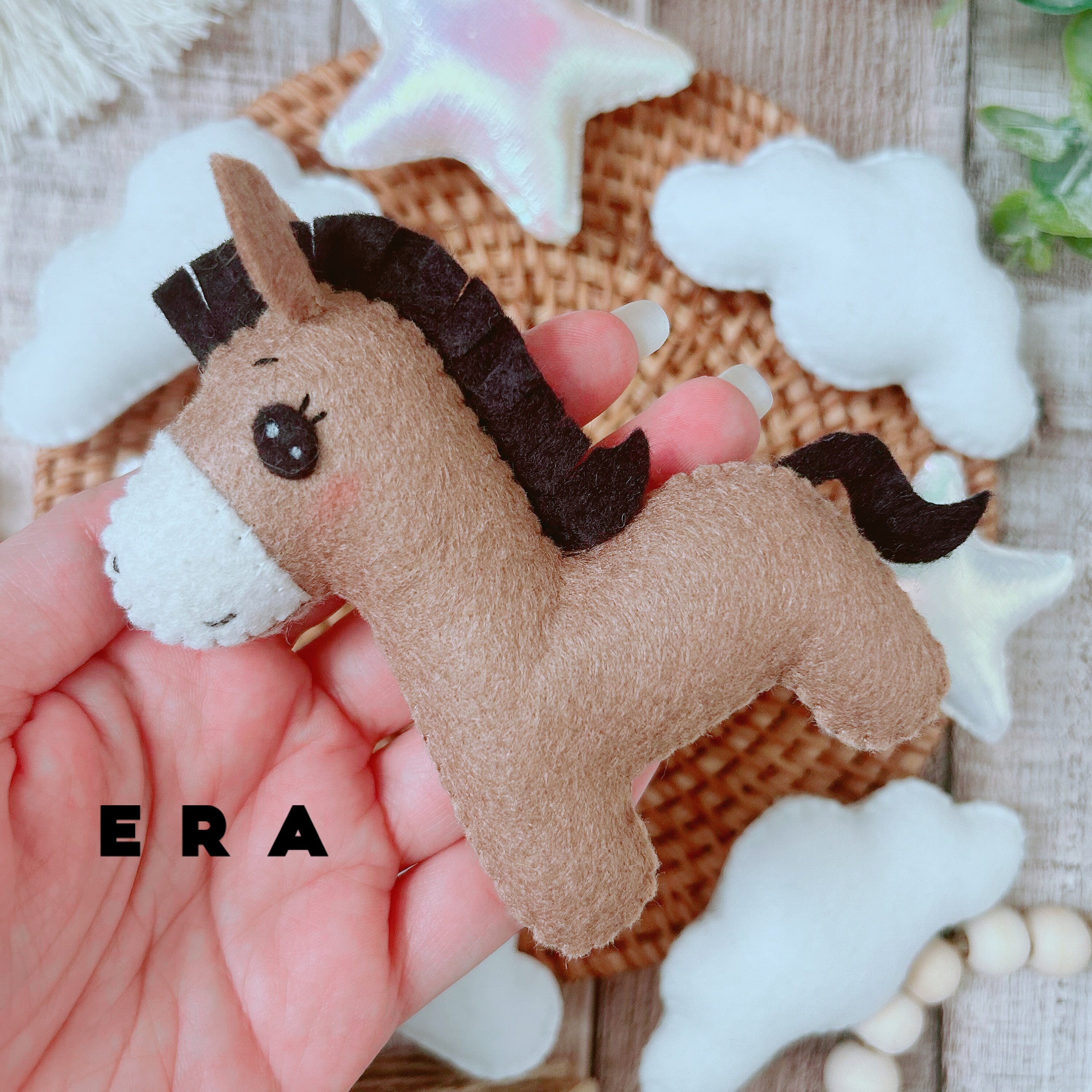 Horse Set Felt PDF Pattern. Easy Sewing Pattern With Instructions. DIY ...