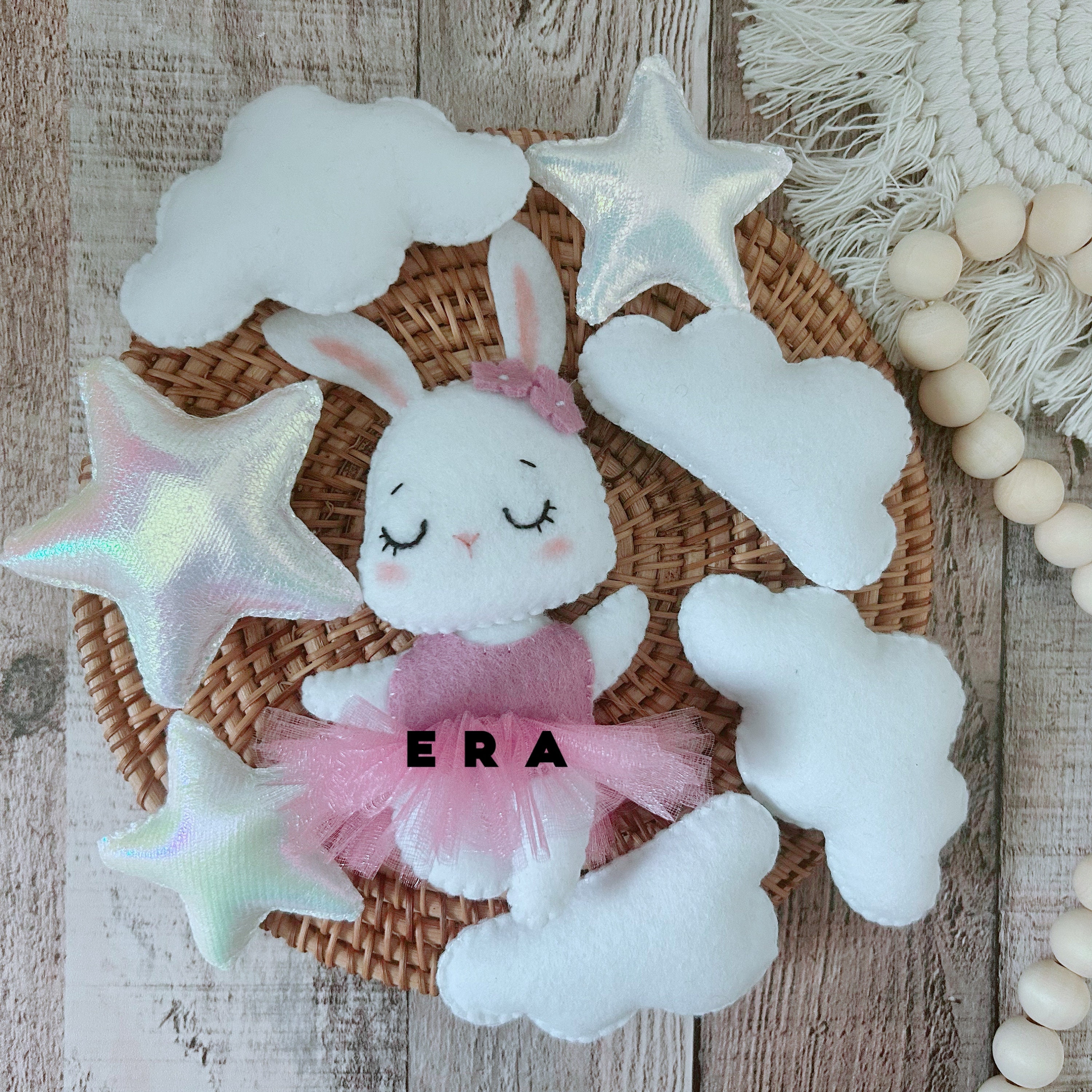 Cute Ballerina Bunny Set PDF Pattern. DIY Felt Sewing Toys - Etsy