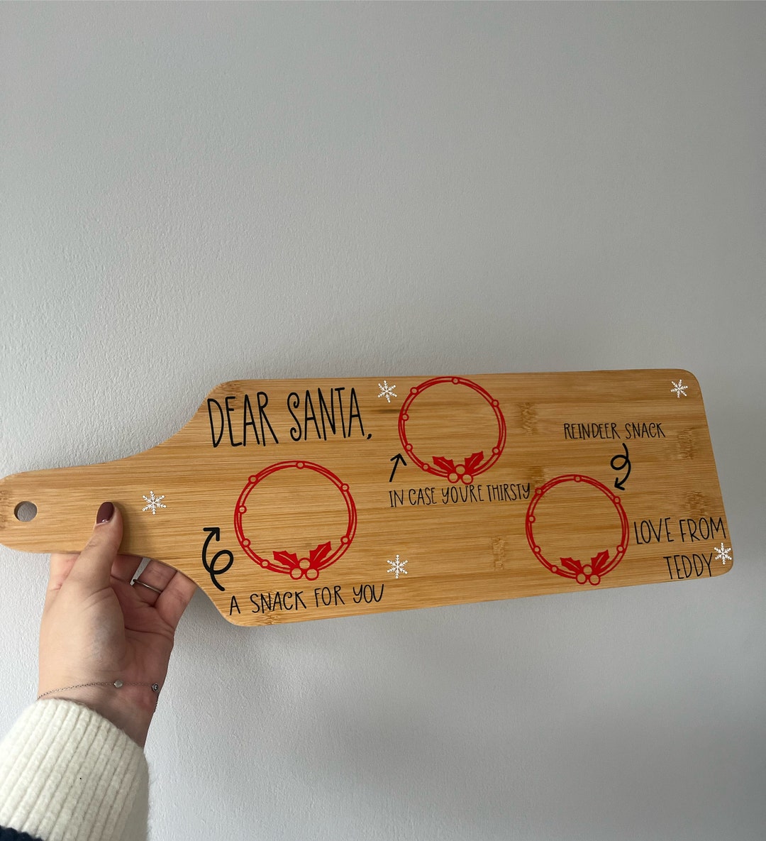 Christmas Eve Santa Board - Etsy UK