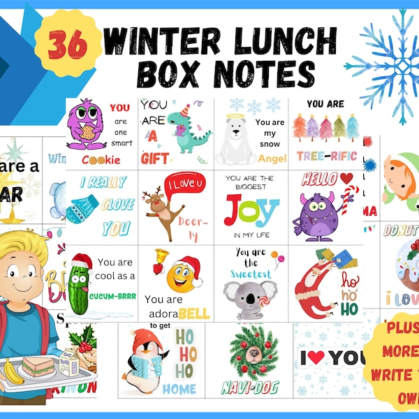 Winter Puns Notes - Etsy