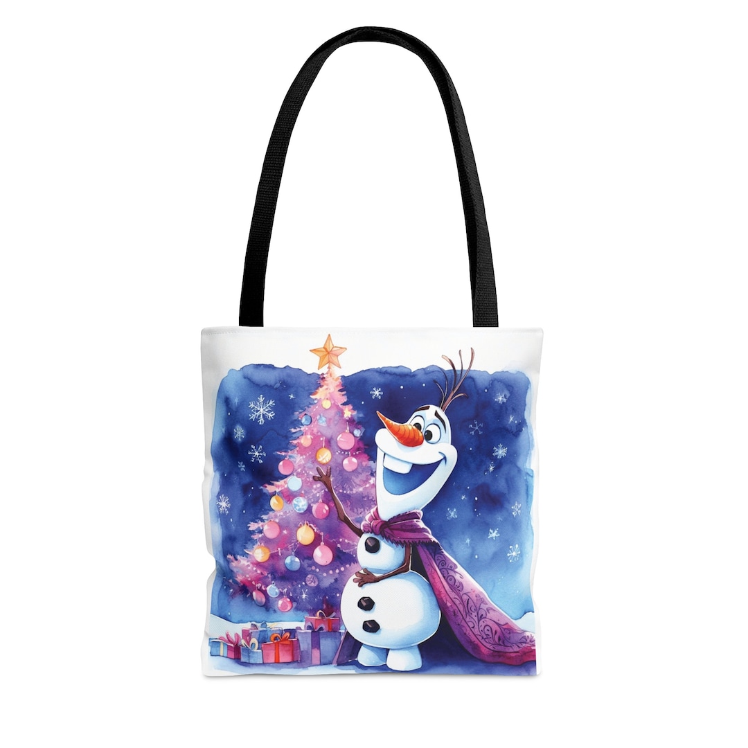 Disney's Olaf/frozen Tote Bag/reusable Bag aop/holiday Tote/gift for ...