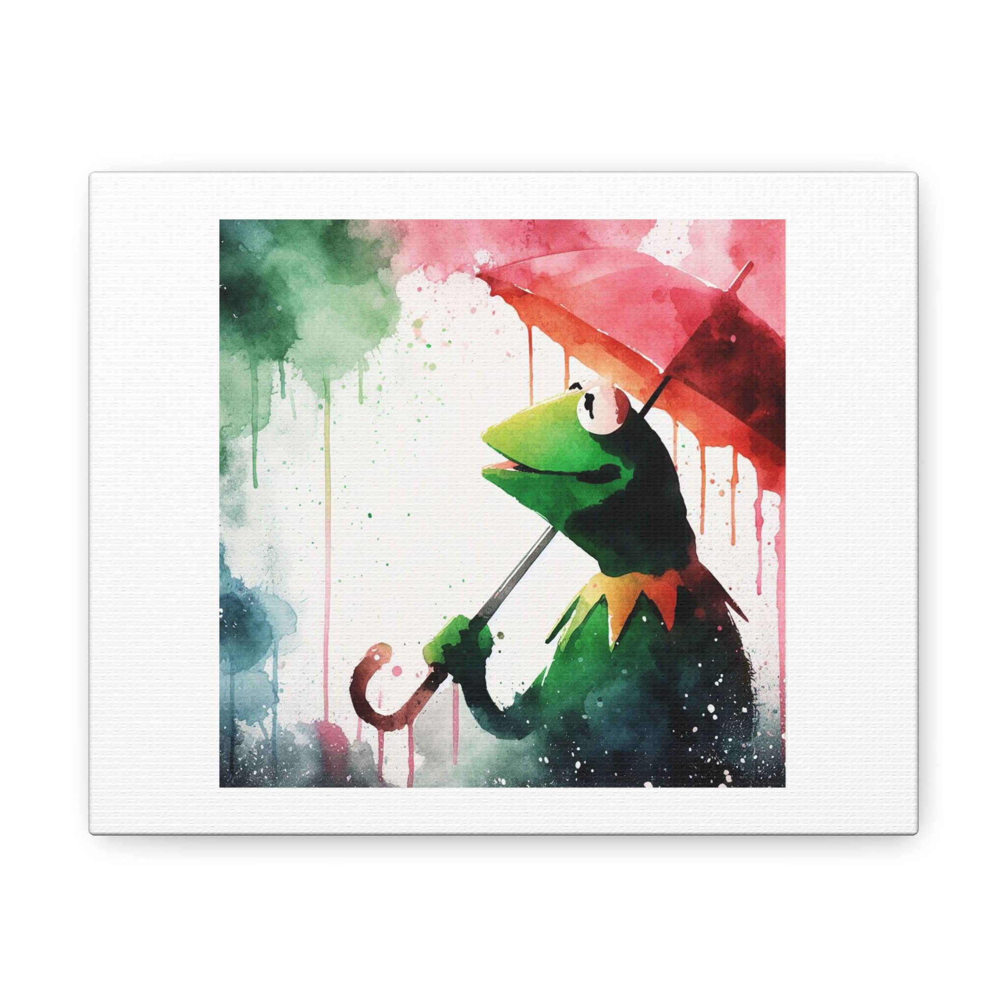Kermit the Frog Rainbow Connection Canvas Gallery Wraps/valentine's Day ...