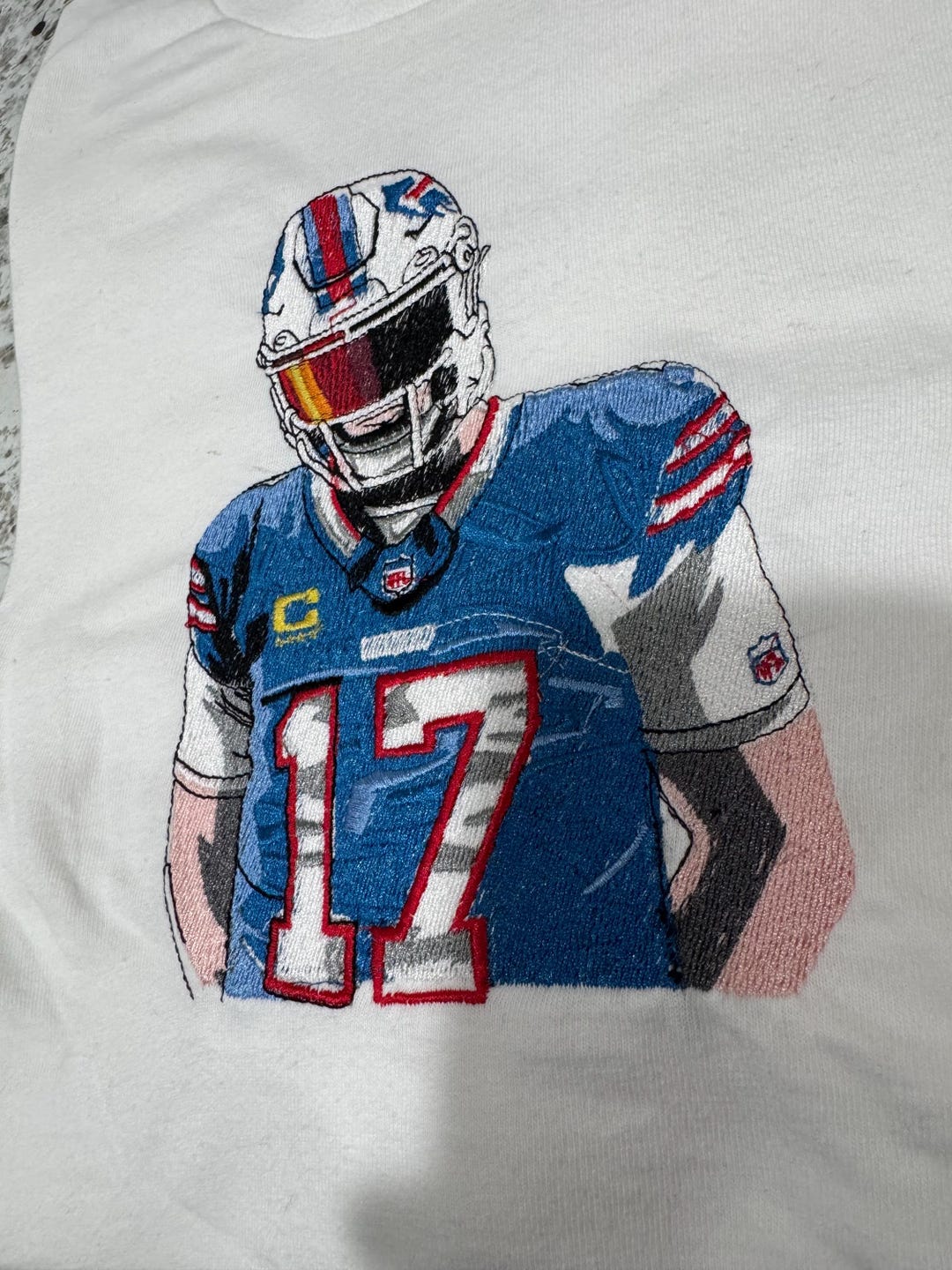 Buffalo Embroidered T-shirt, Josh Allen Sweater, Bill T-shirt, Football ...
