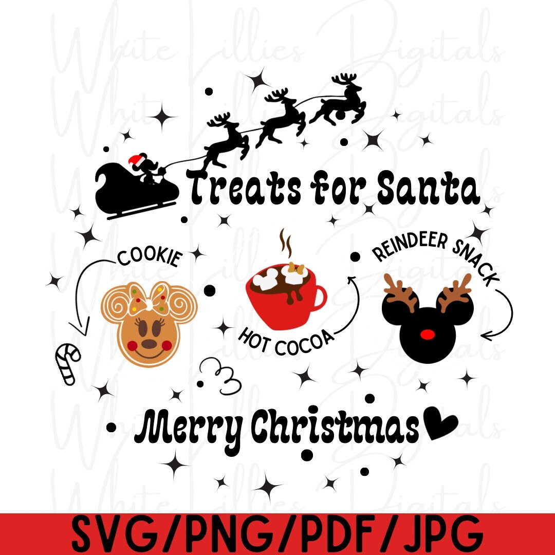 Christmas Cookie Tray for Santa, Milk and Cookies for Santa, Christmas ...