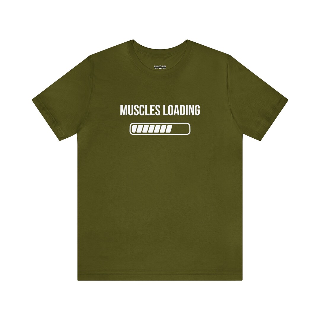 Muscles Loading Tee - Etsy