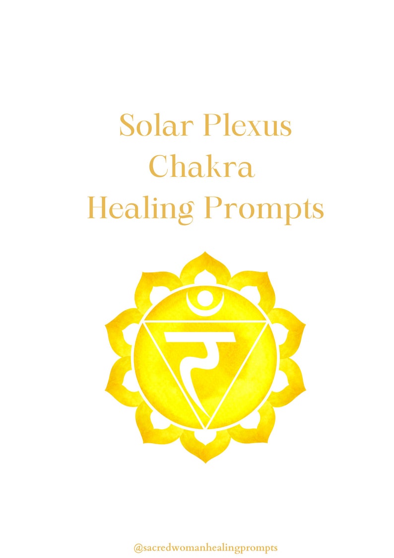 Solar Plexus Healing Prompts - Etsy