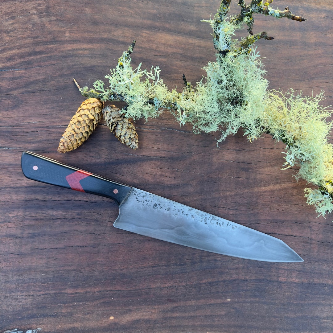 Hand Forged Chef's Knife 9in Hybrid - Etsy