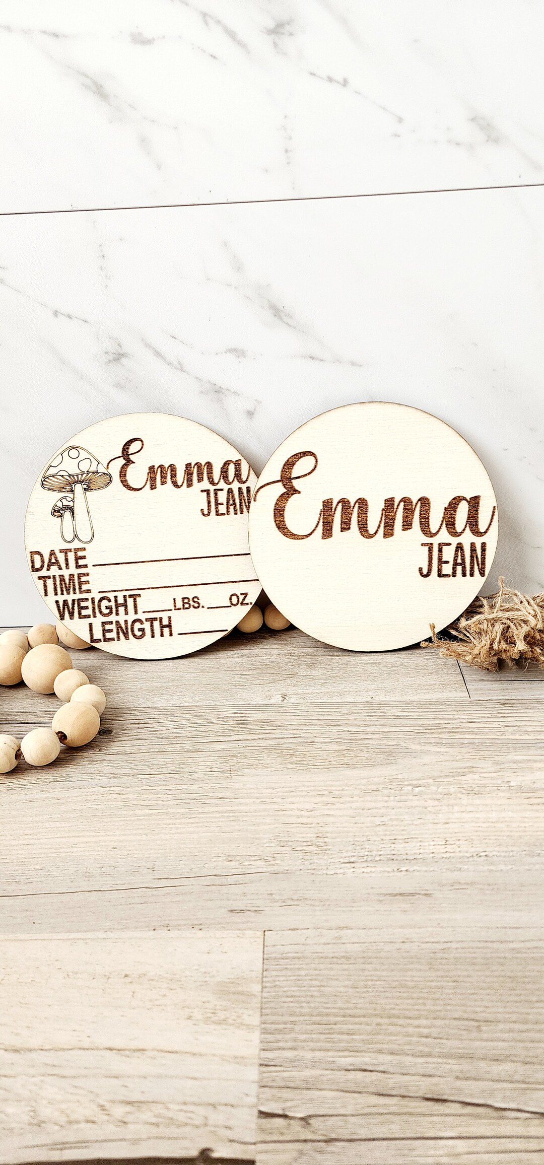 Personalized Mushroom Name Sign, Mushroom Nursery, Birth Stat Sign ...