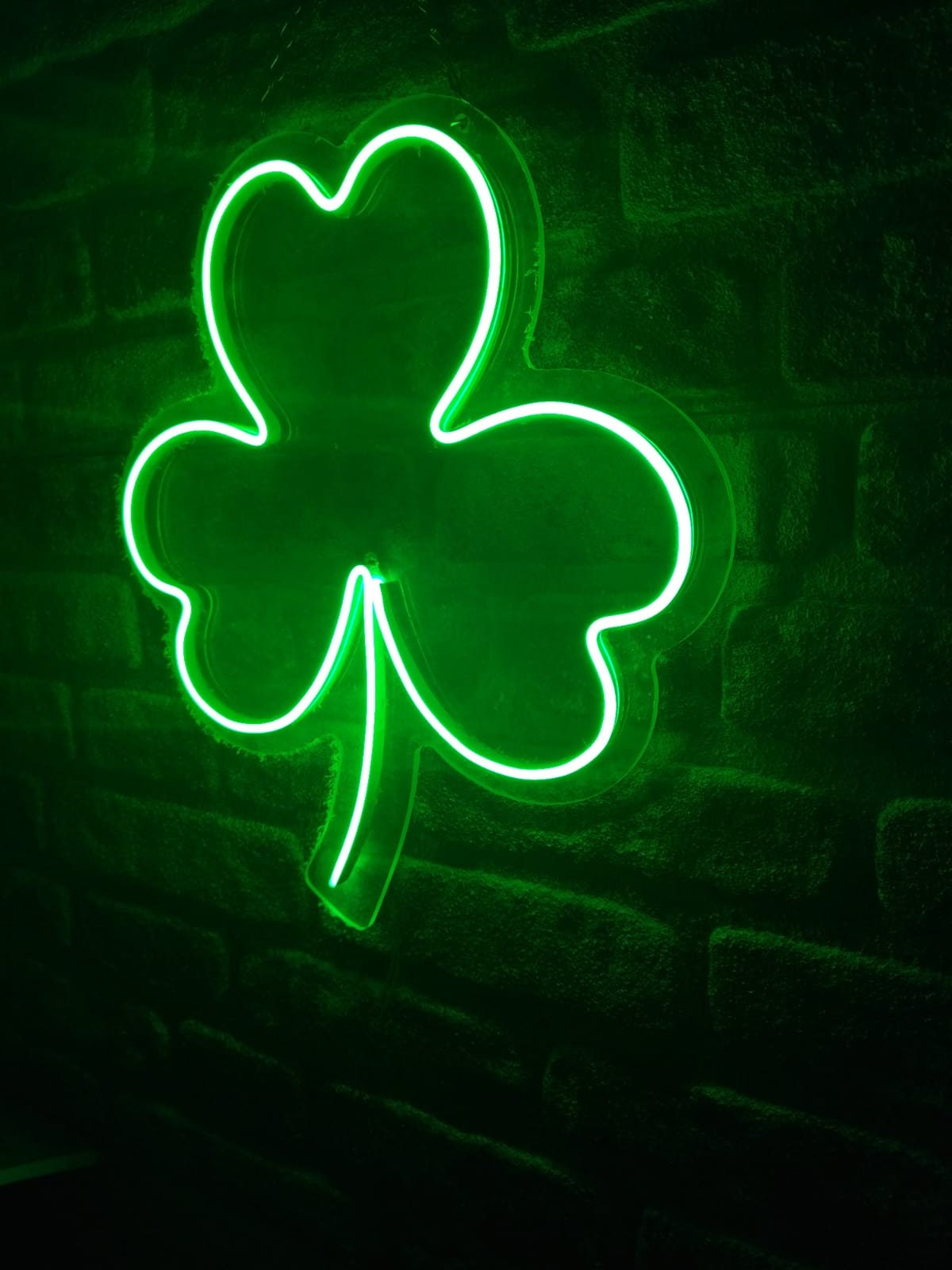 Clover Neon Clover Leaf Led Sign Clover Leaf Neon Sign - Etsy