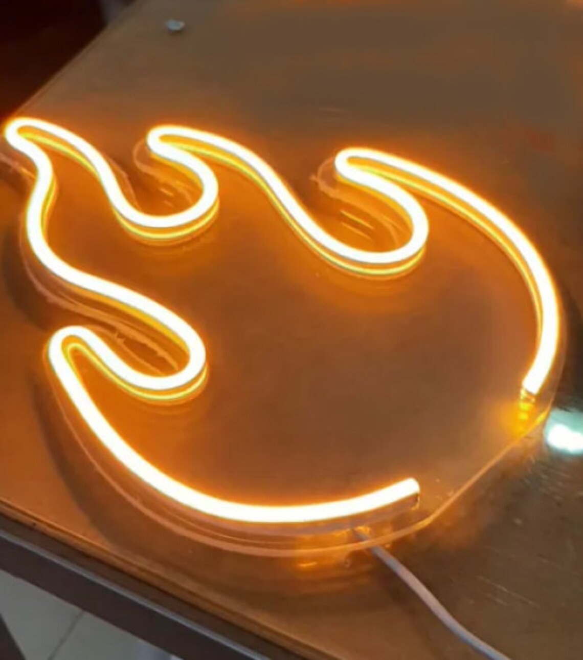 Fire Neon, Fire Neon Sign, Fire Neon Sign, Fire Led Neon, Neon Room ...