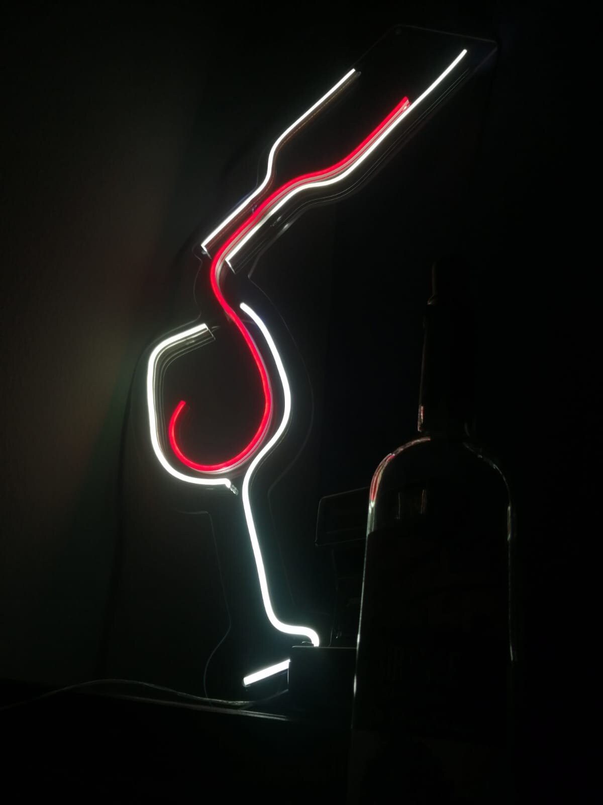 Wine Neon, Wine Glass Neon, Glass Neon, Wine Neon Light, Wine Neon Led ...