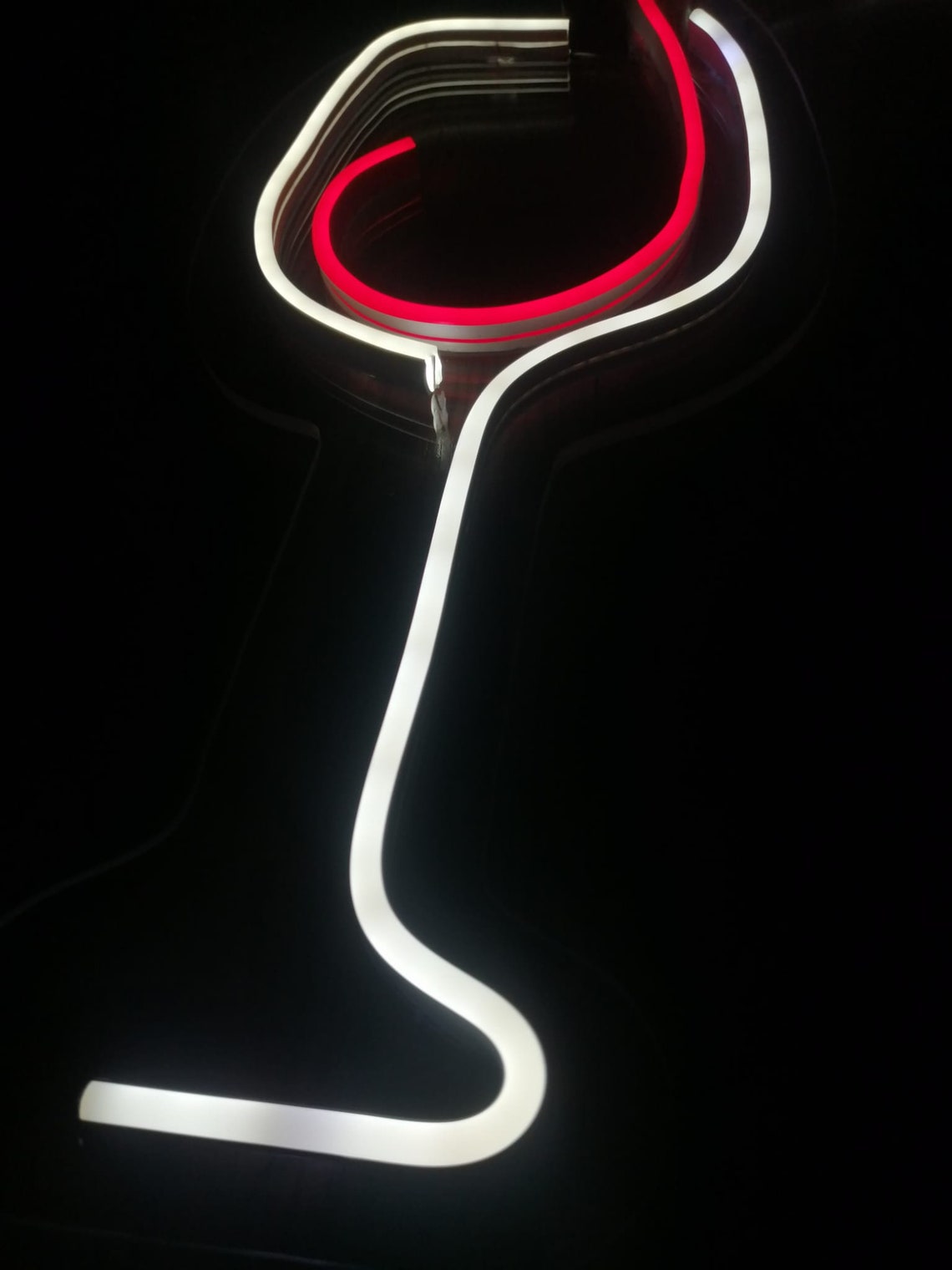 Wine Neon, Wine Glass Neon, Glass Neon, Wine Neon Light, Wine Neon Led ...