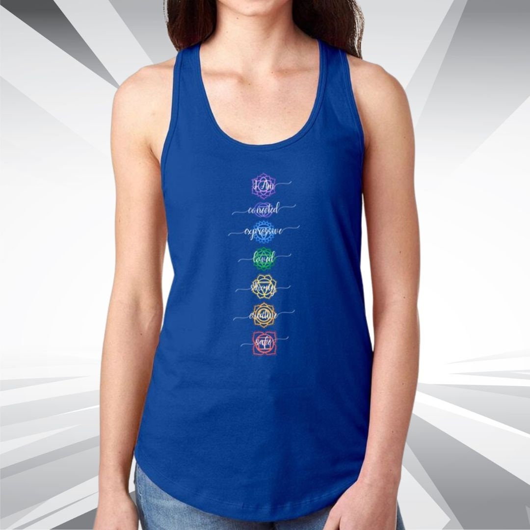 Chakras Tanktop, Chackra Tanktop, Chakra Lover, Yoga Tanktop, Yoga ...