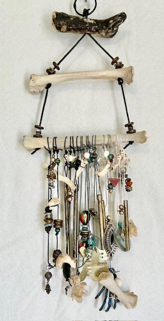 Bone Wind Chime/spooky Decor - Etsy