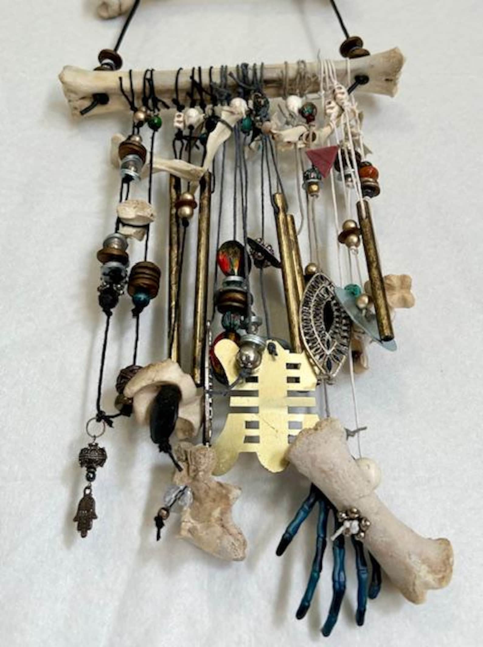 Bone Wind Chime/spooky Decor - Etsy