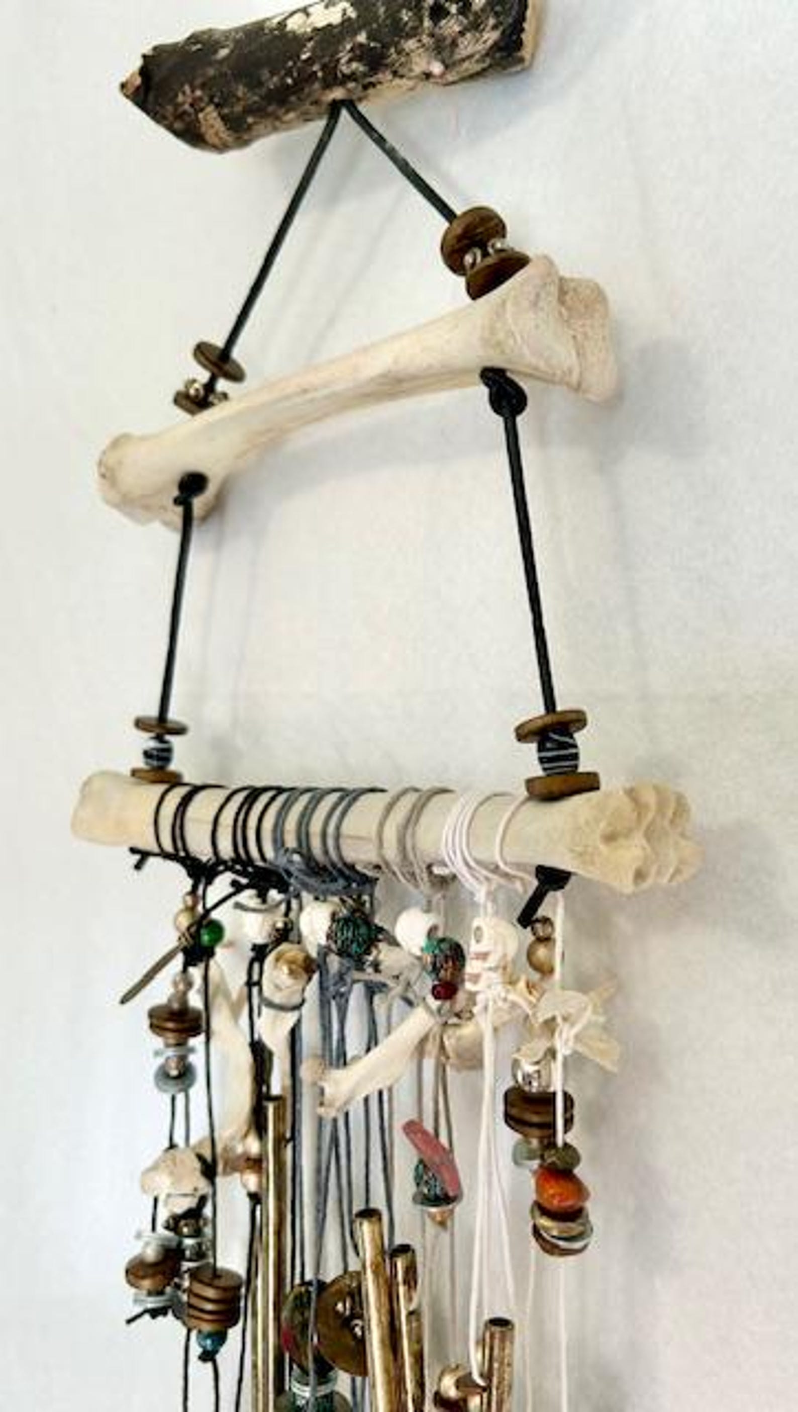 Bone Wind Chime/spooky Decor - Etsy
