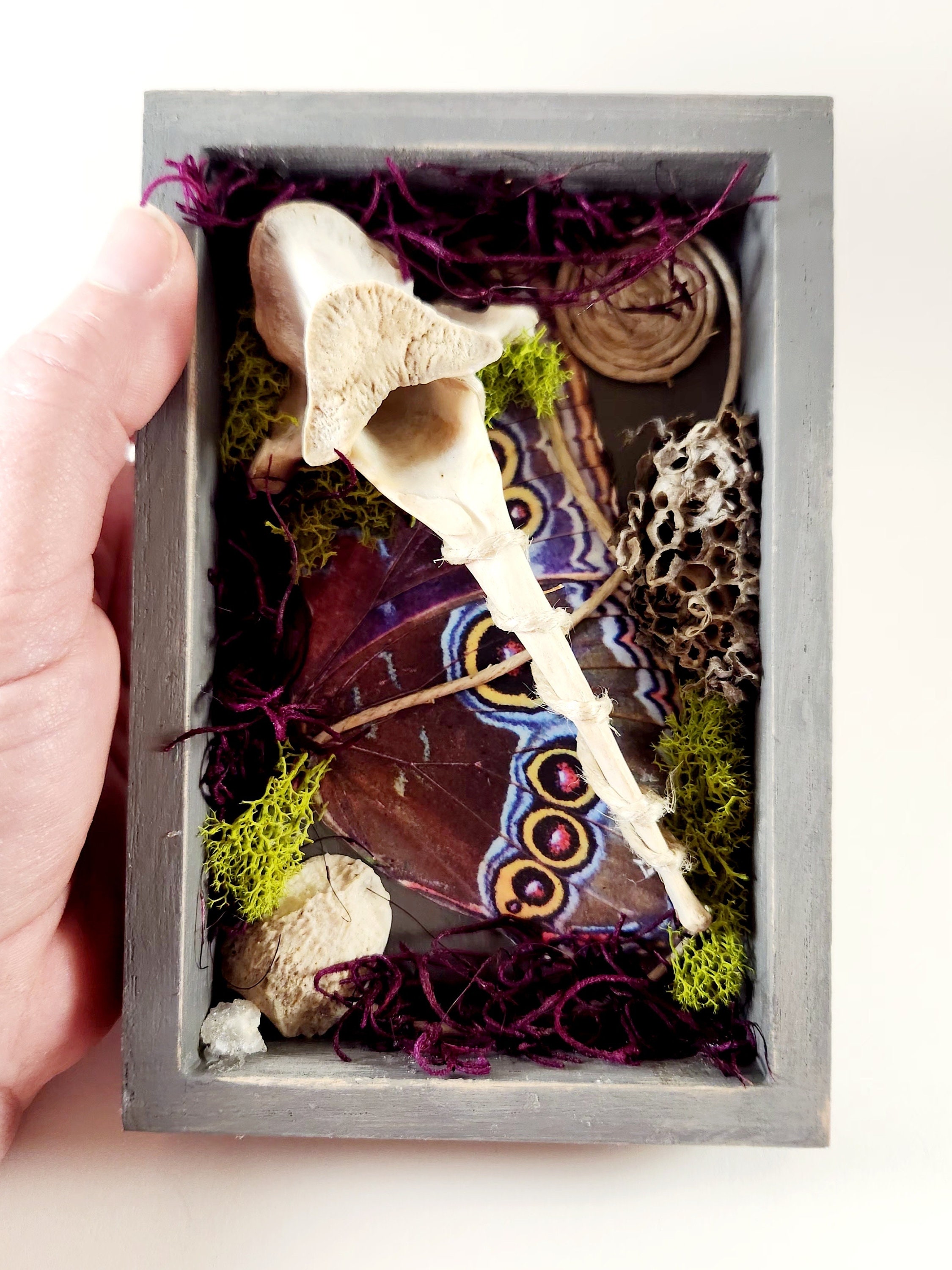 Whimsical Bone Collage Wall Hanging Naturalist Witch Decor - Etsy