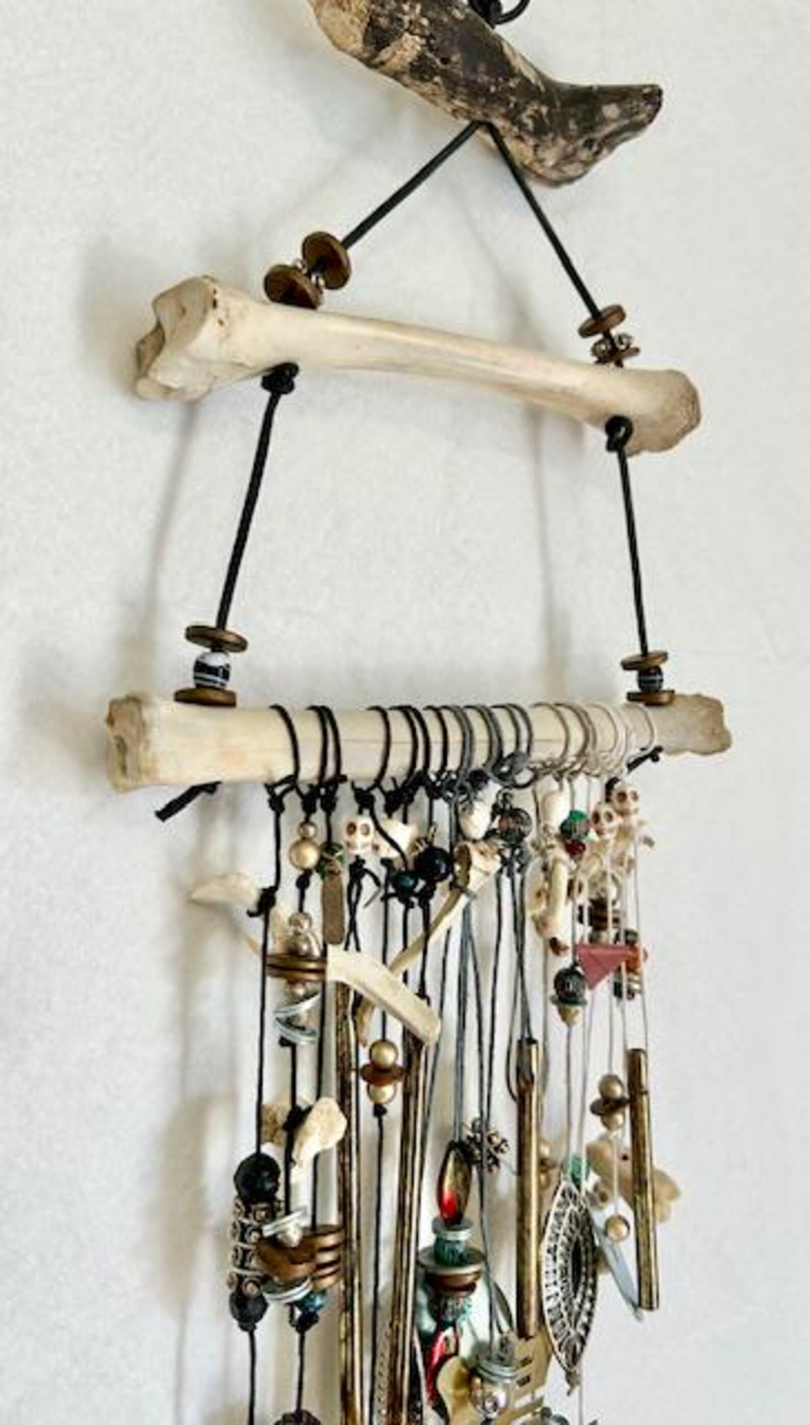 Bone Wind Chime/spooky Decor - Etsy