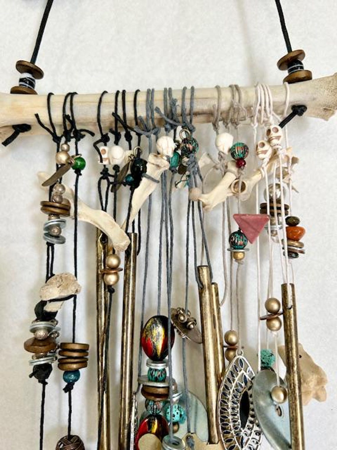Bone Wind Chime/spooky Decor - Etsy