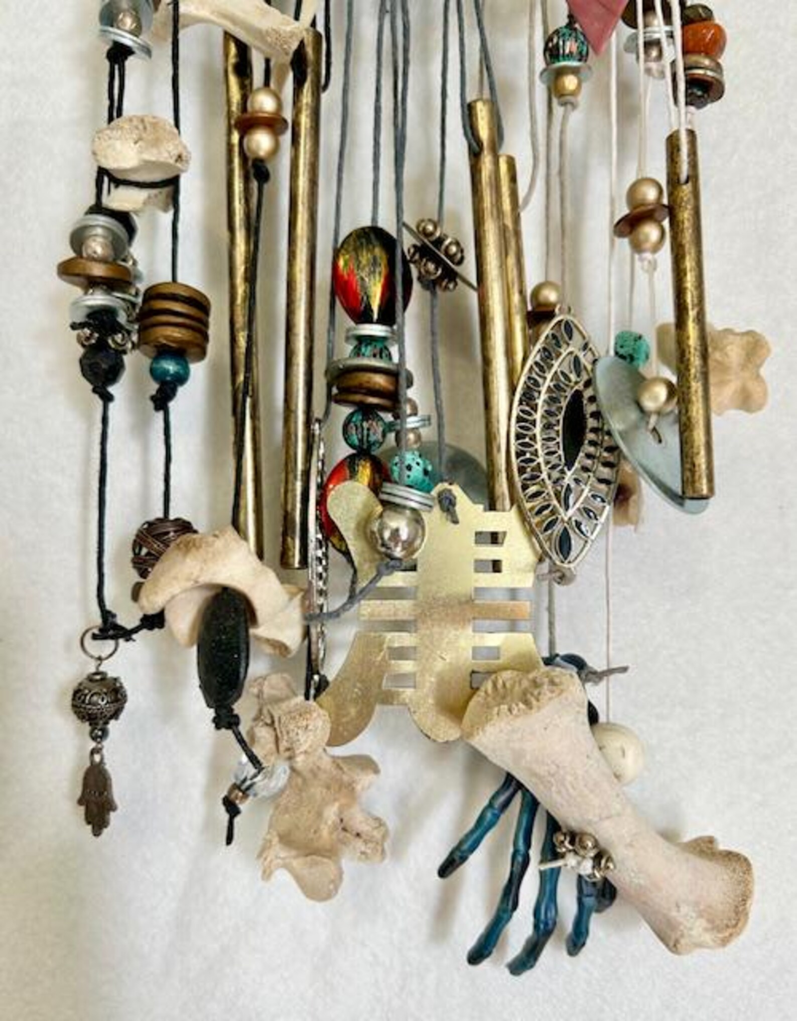 Bone Wind Chime/spooky Decor - Etsy