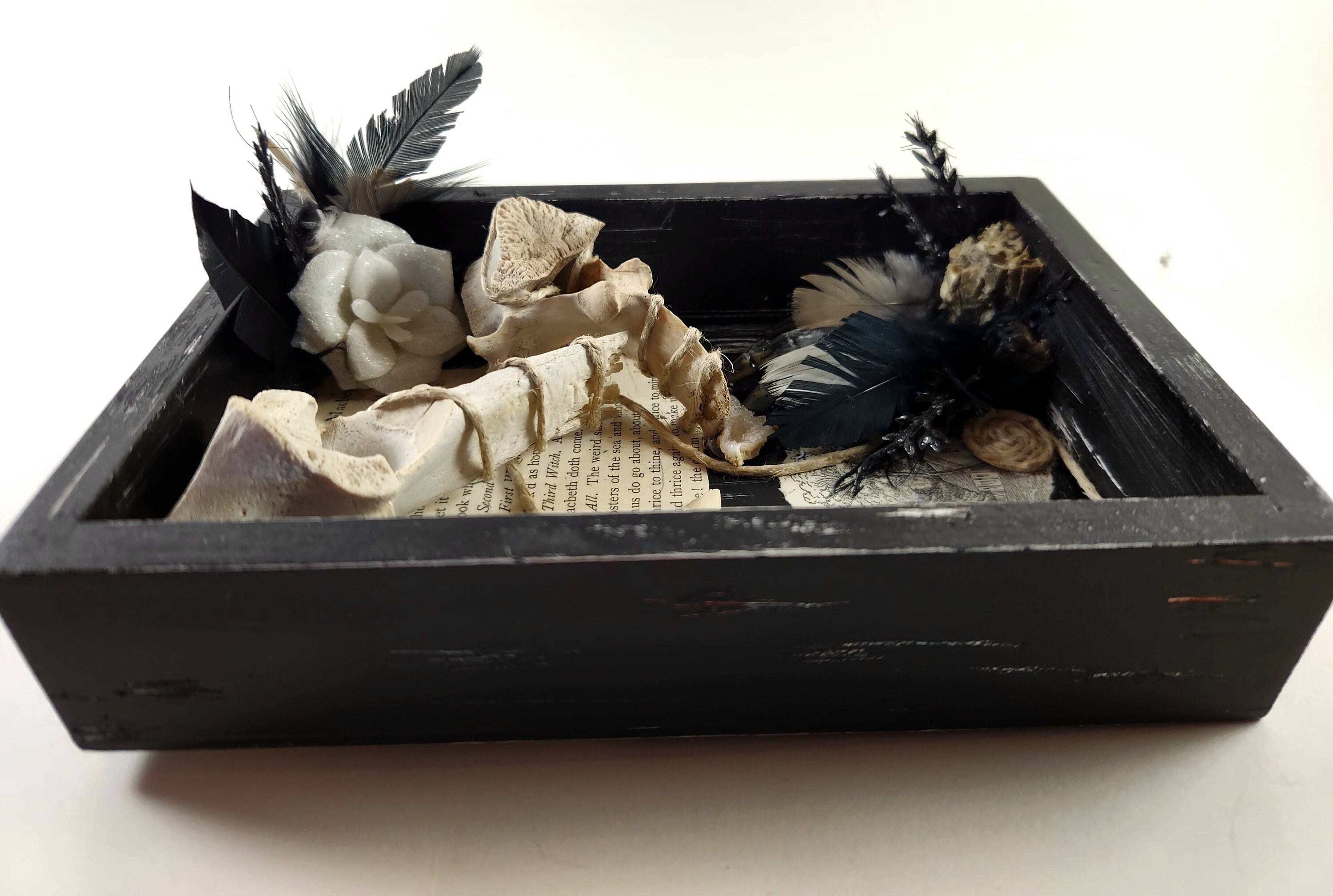 Whimsical Bone Collage Wall Hanging, Natural Witch Decor, Real Bone - Etsy