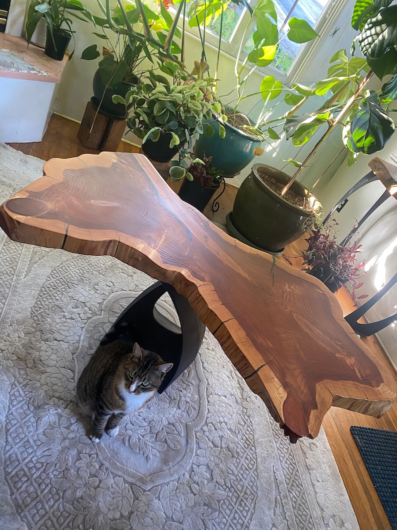 Butterfly Table - Live Edge Redwood Coffee Table - Etsy