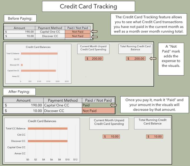 Single Month Budget Template Excel, 50/30/20 Feature, Monthly Budget ...