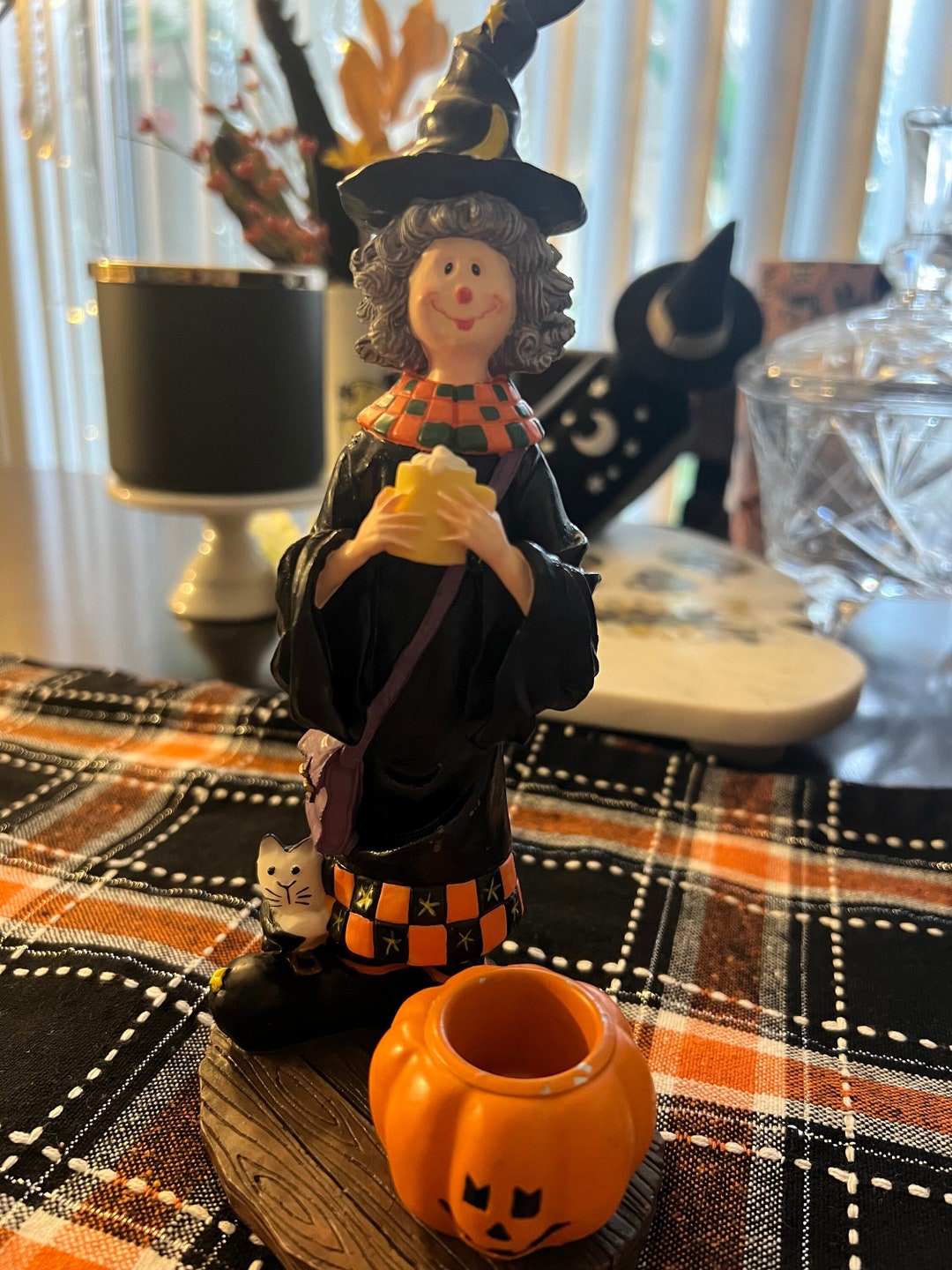 Witch Candle Stick Holder - Etsy