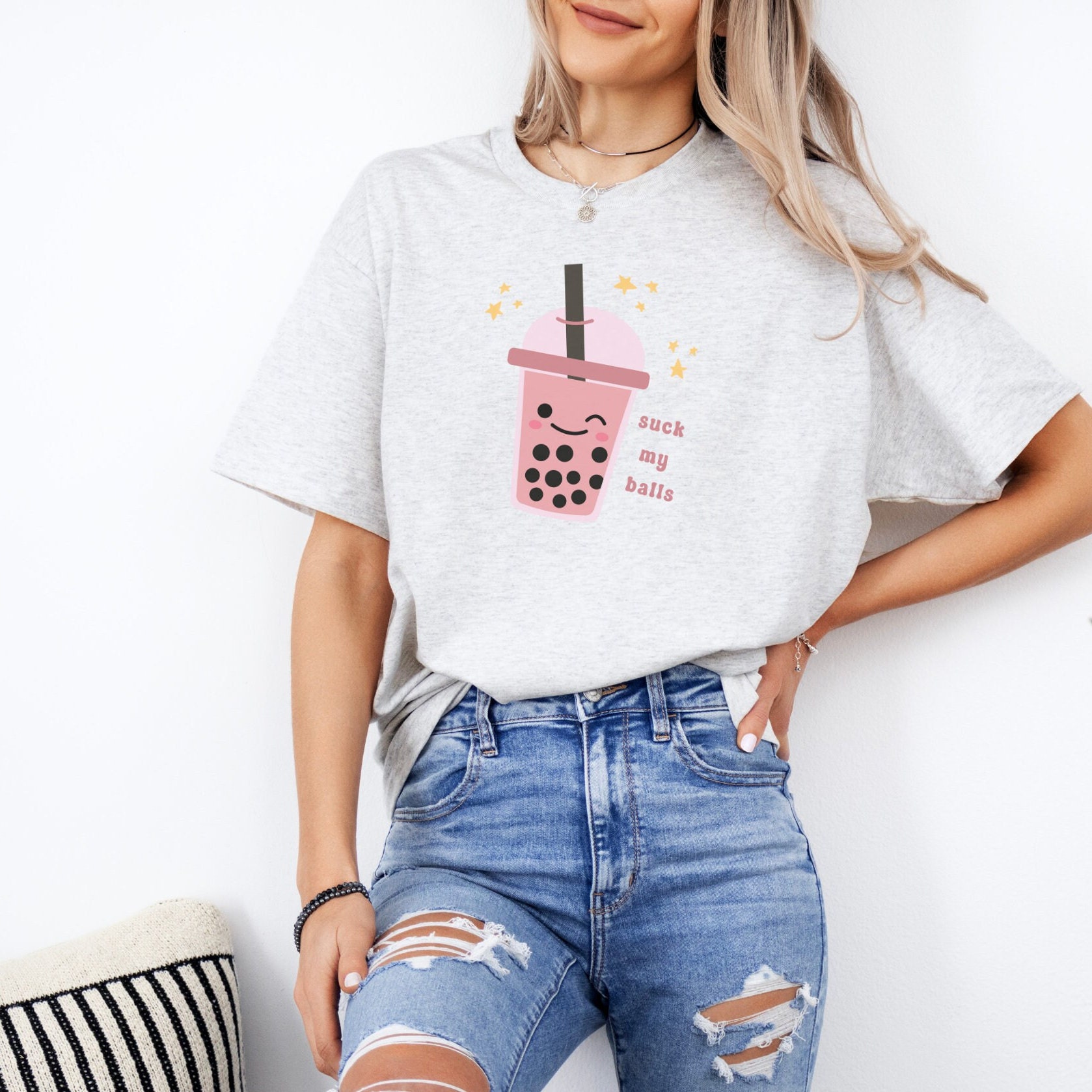 Boba Shirt Bubble Tea Shirt Meme Shirt Weird Shirt Weirdcore Gen Z ...
