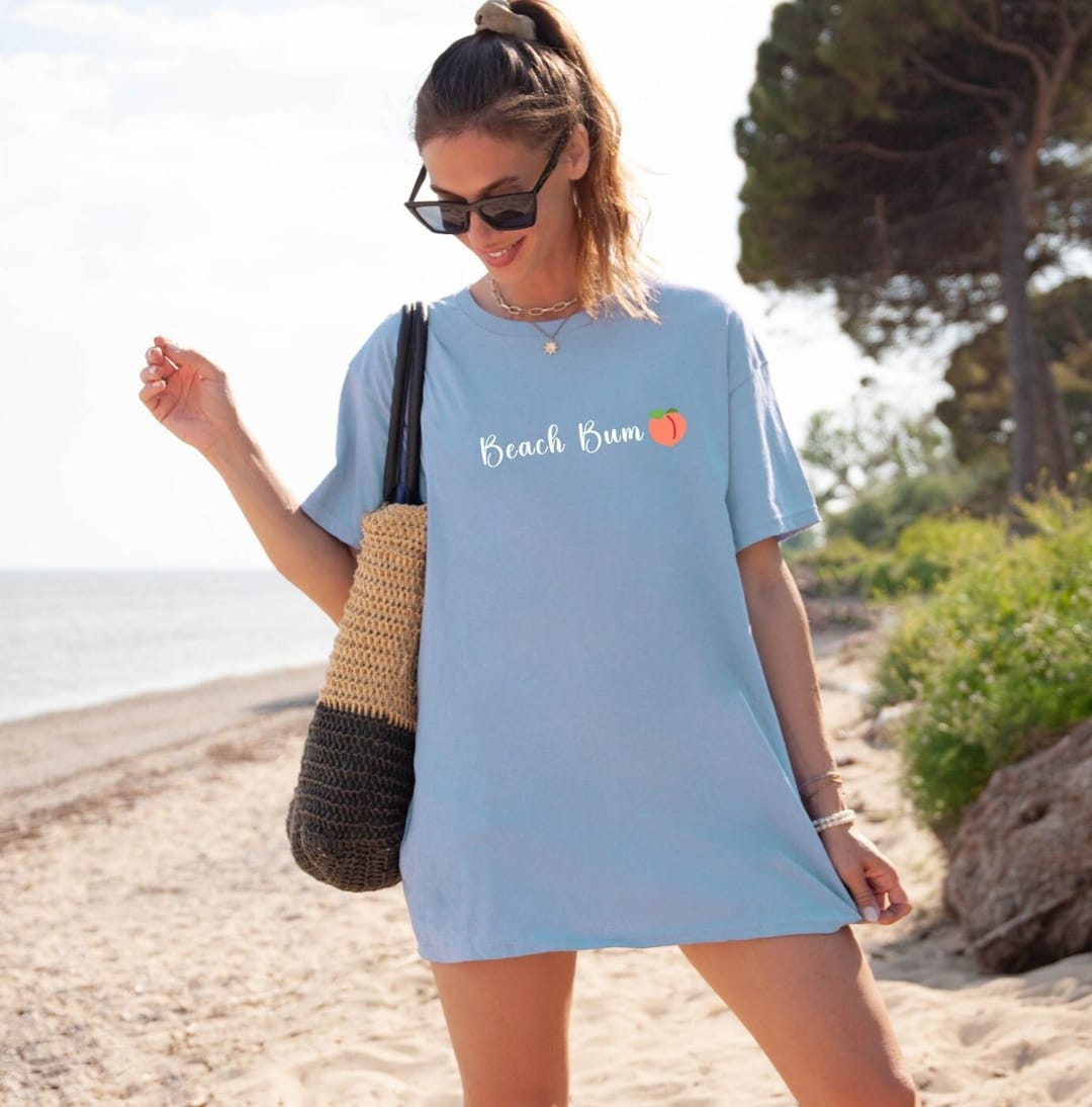 Beach Bum Shirt Beachy Shirt Coconut Girl Ocean Inspired Style Vacation ...