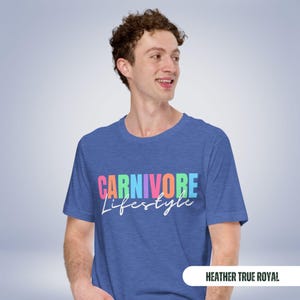 Colorful Pastel Carnivore Lifestyle Shirt, Trendy Carnivore Diet T ...