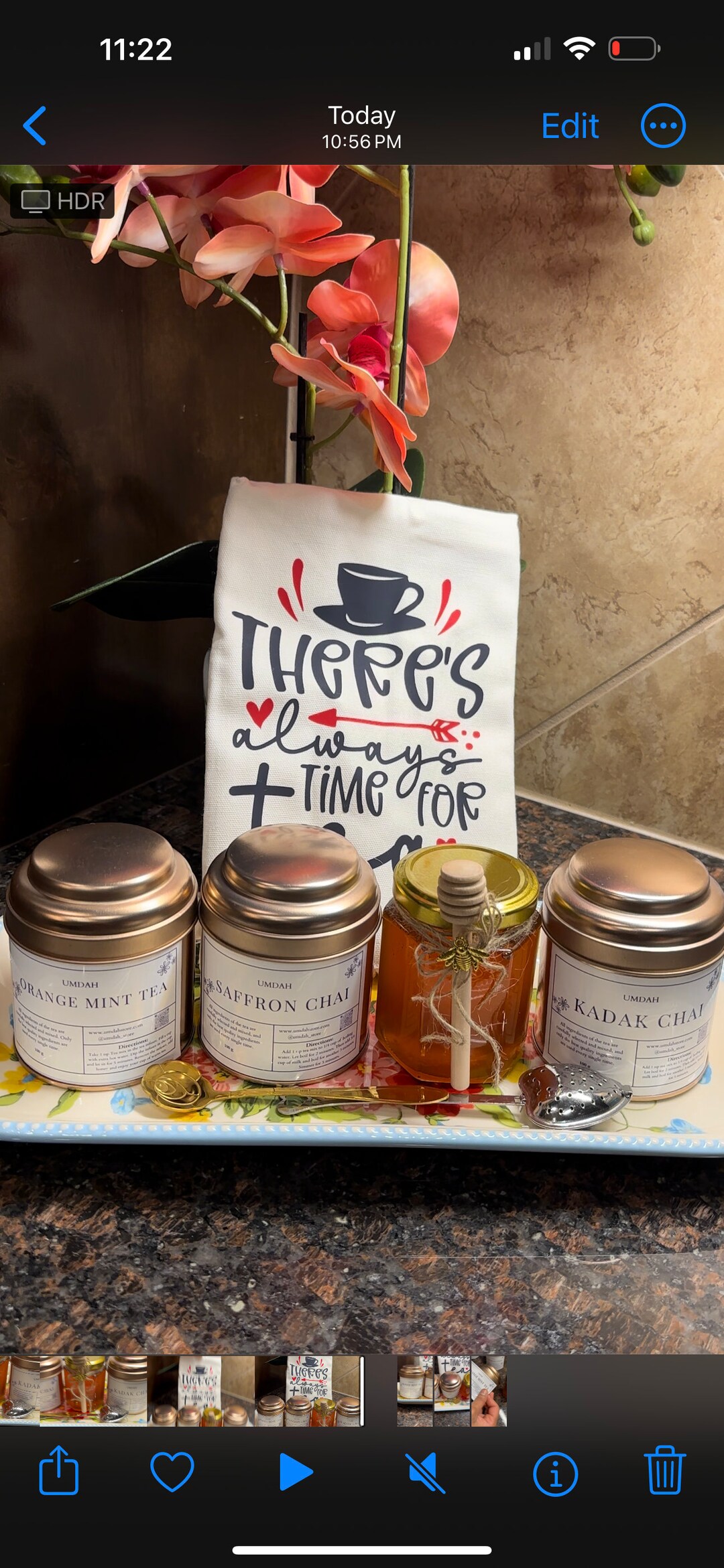 Tea Gift Box - Kadak Chai, Saffron Chai, Orange Mint Tea - Etsy