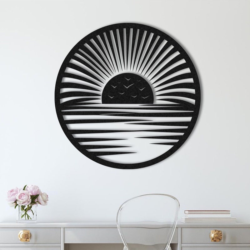 Large Metal Sun Wall Art - Etsy