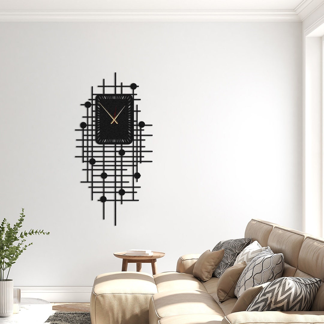 Minimalist Modern Metal Wall Clock, Business Gift, Gift for Partner ...