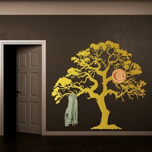 Plane Tree Extra Large Coat Rack Metal Wall Decor, Tree Branch Art ...