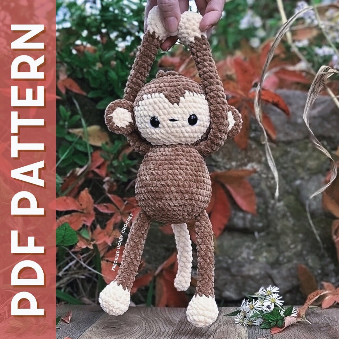 CROCHET PATTERN Marty the Monkey - Etsy