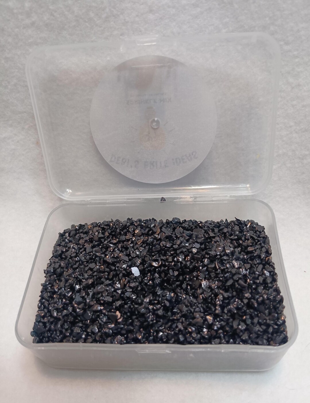 Crushed Glitter Rock Black Sprinkle 100G - Etsy