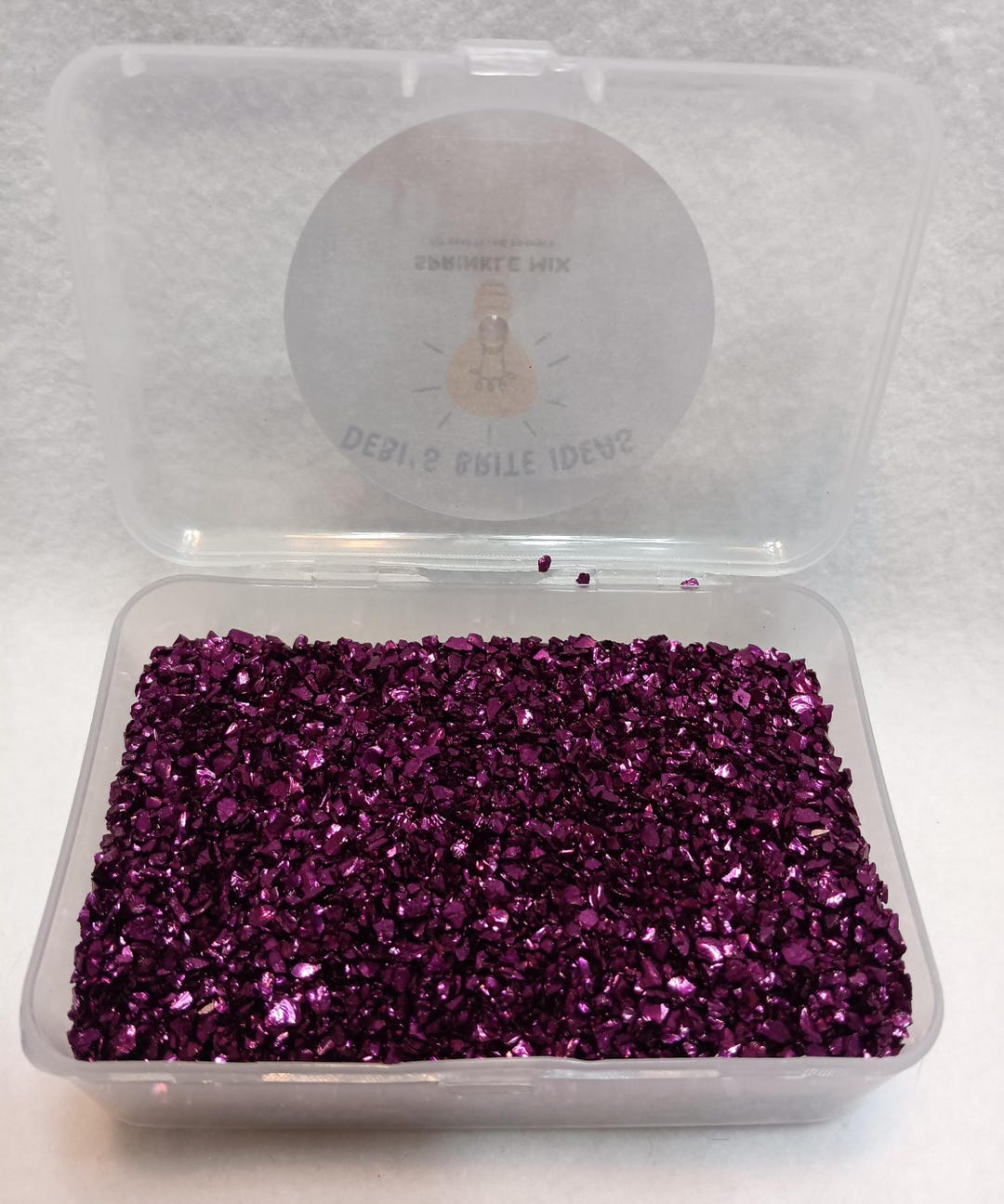 Crushed Glitter Rock Purple Sprinkle 100G - Etsy